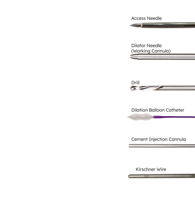 SAVE SPINER - Traditional Access Kyphoplasty Kit - Adria Medical